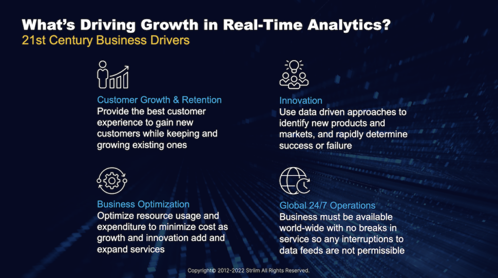 Key Factors Driving Growth in Real-Time Analytics - Striim