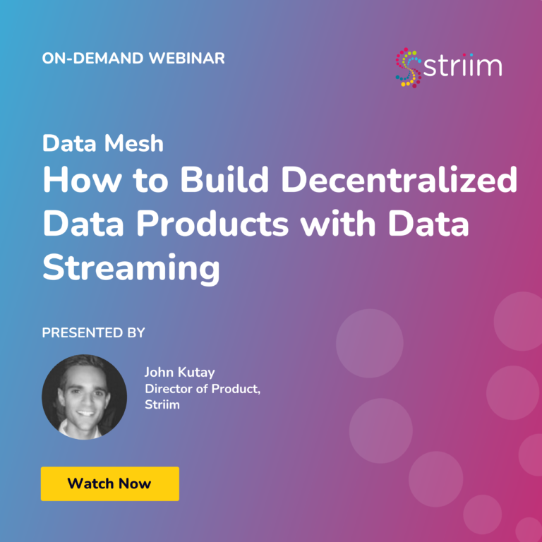 Striim's Latest Data Sheets, Videos and White Papers