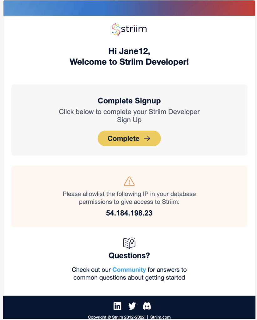 Striim Real-Time Analytics Intro Recipe