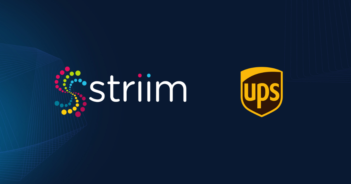 Parcel Protection Strategy with UPS Capital: Striim & Google BigQuery ...