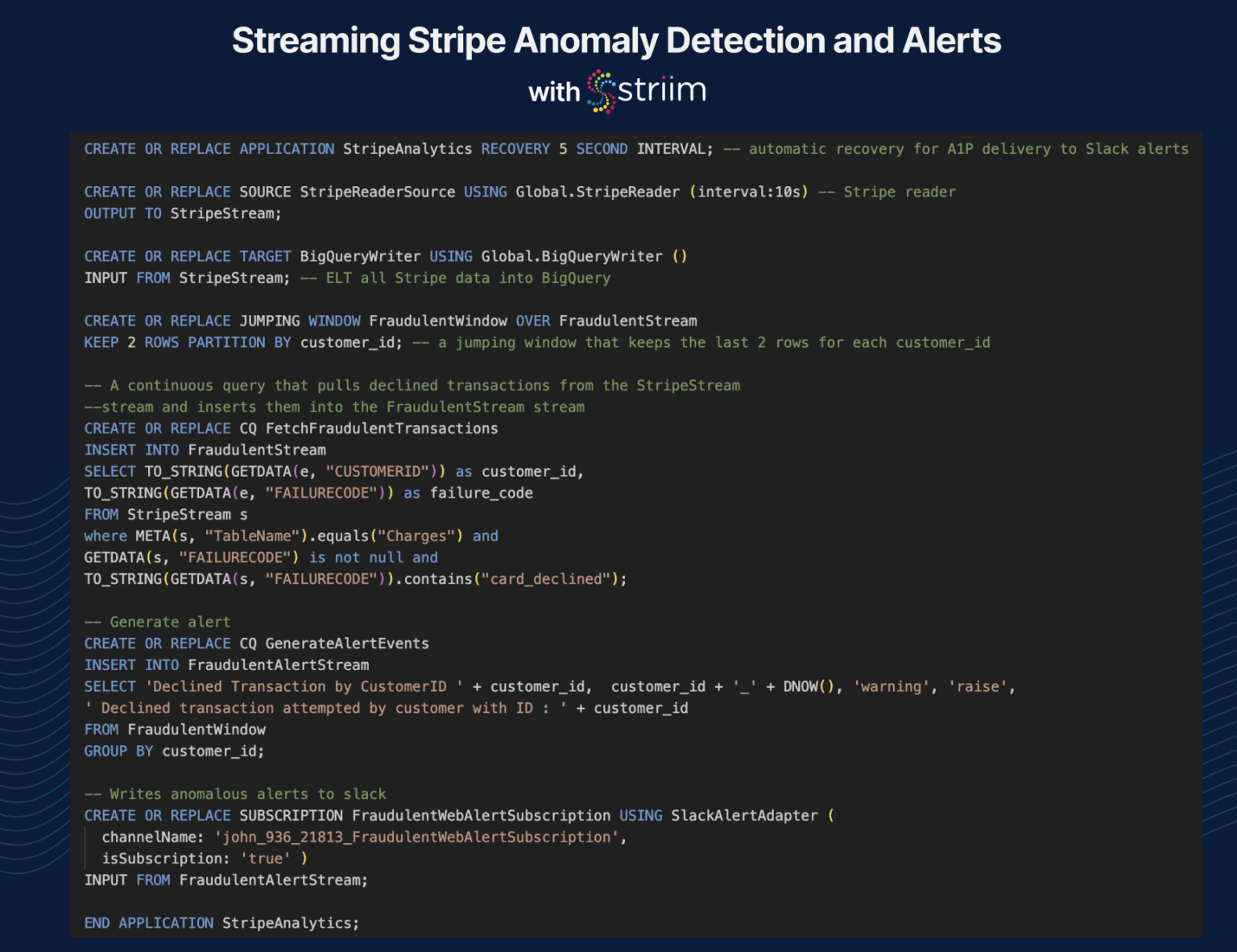 Declarative, Fully Managed Data Streaming Pipelines - Striim