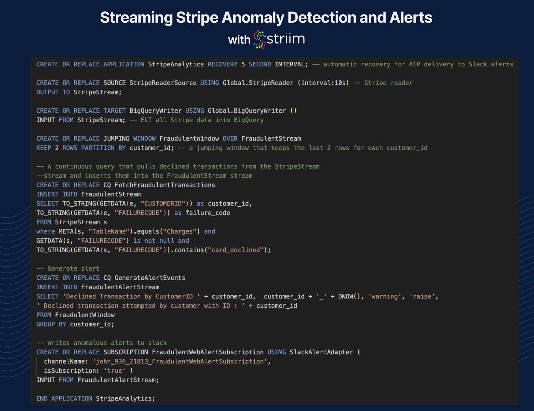 Declarative, Fully Managed Data Streaming Pipelines - Striim