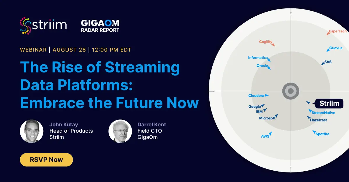 The Rise of Streaming Data Platforms: Embrace the Future Now: A Webinar ...