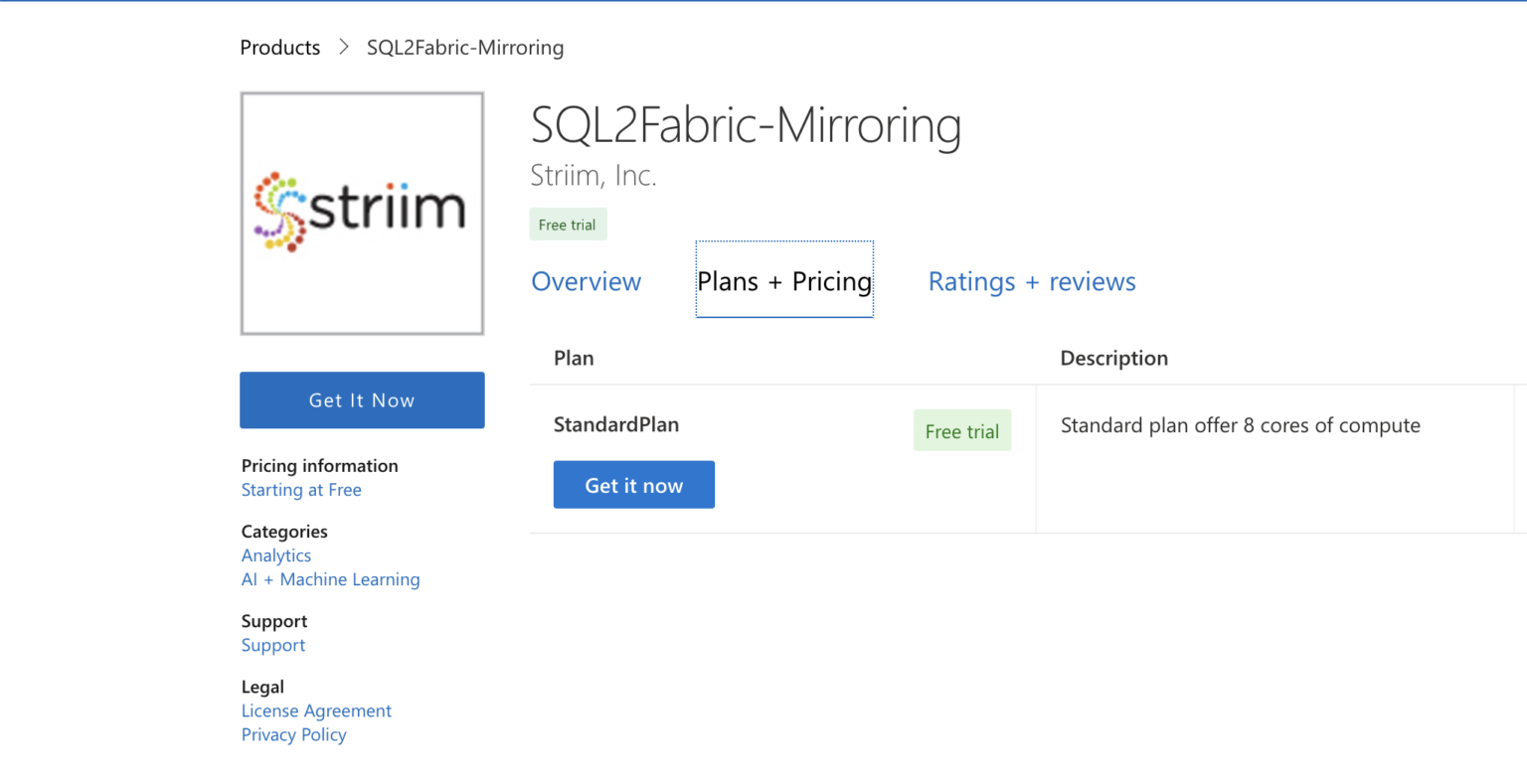 Mirroring SQL Server Database to Microsoft Fabric - Striim