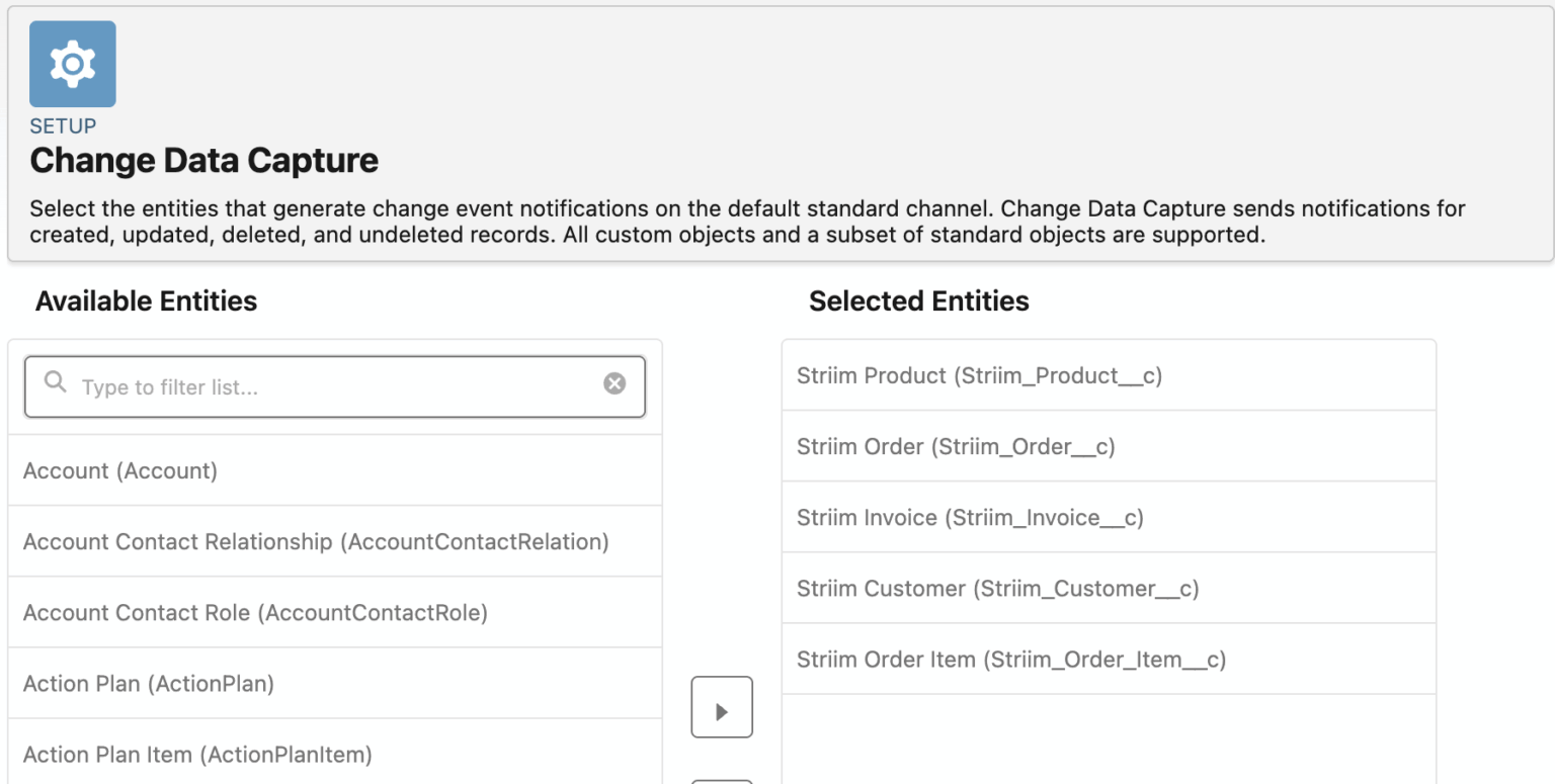 Change Data Capture Salesforce